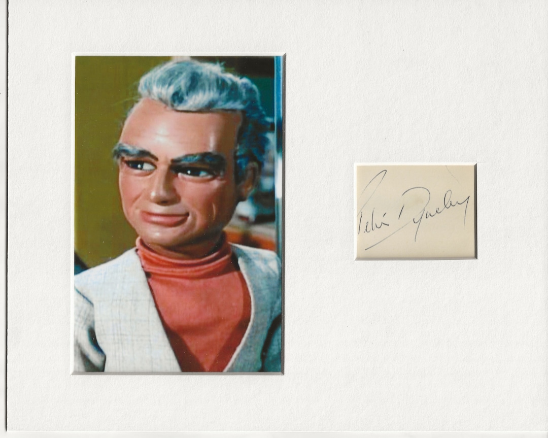 Peter Dyneley Thunderbirds Signed Genuine Authentic Autograph UACC RD ...