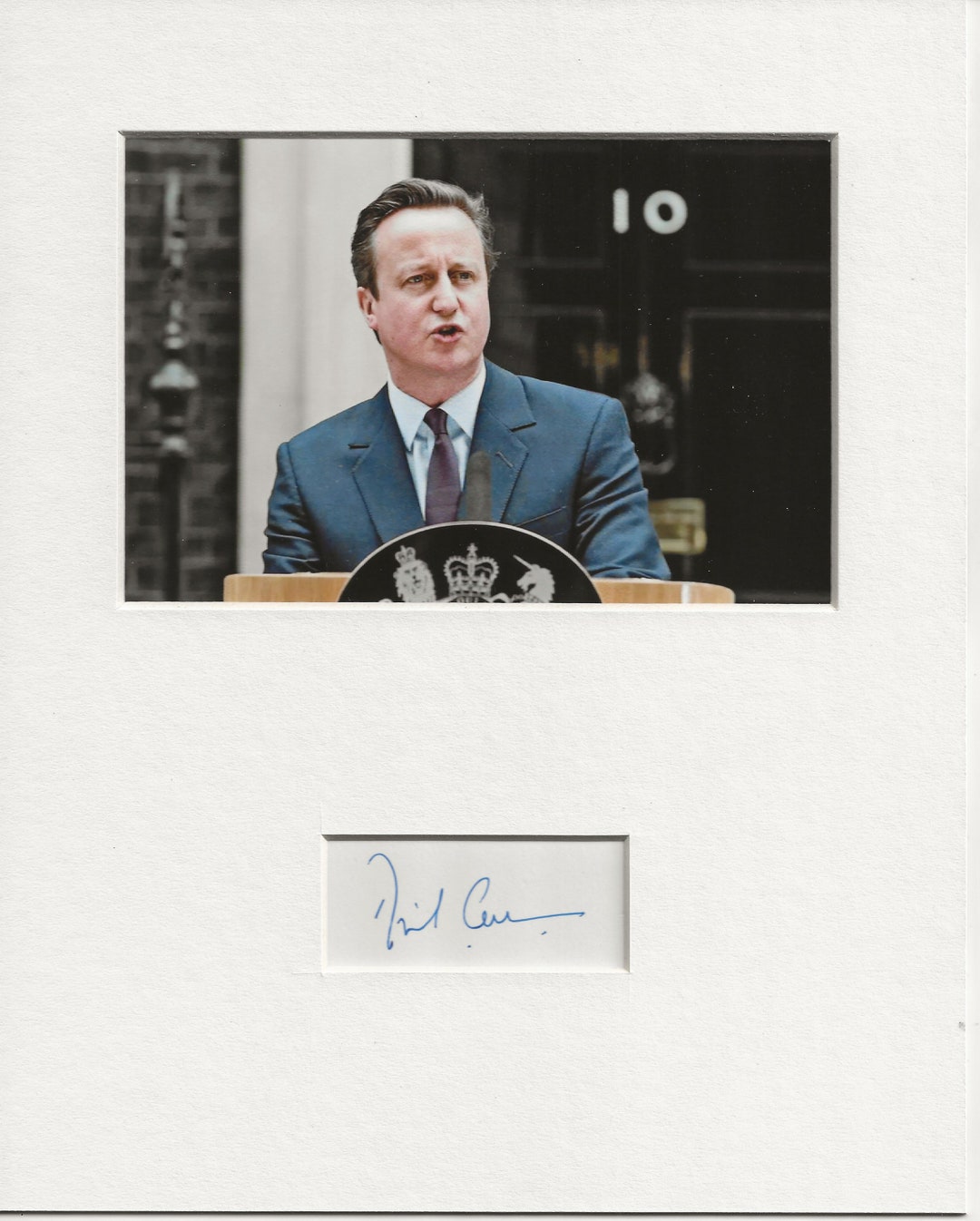 David Cameron Pm Signed Genuine Authentic Autograph Signature and Photo ...