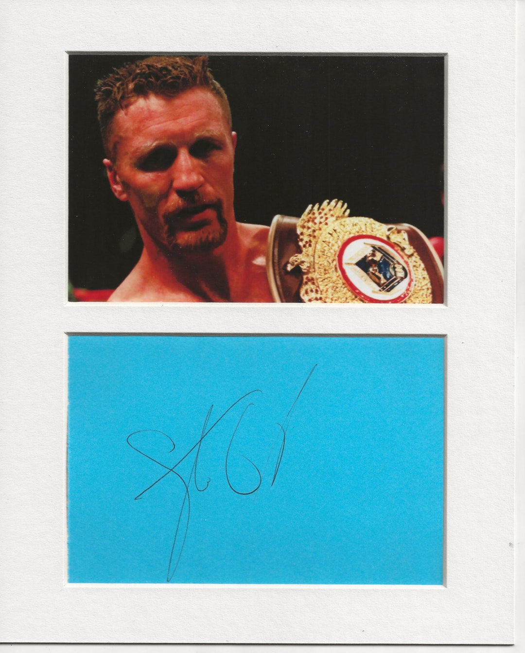 Steve Collins Boxing Signed Genuine Authentic Autograph UACC RD COA - Etsy