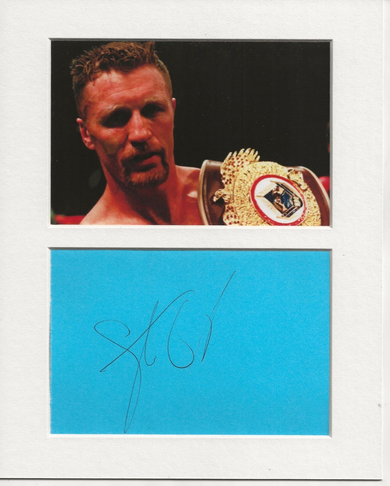 Steve Collins Boxing Signed Genuine Authentic Autograph UACC RD COA - Etsy