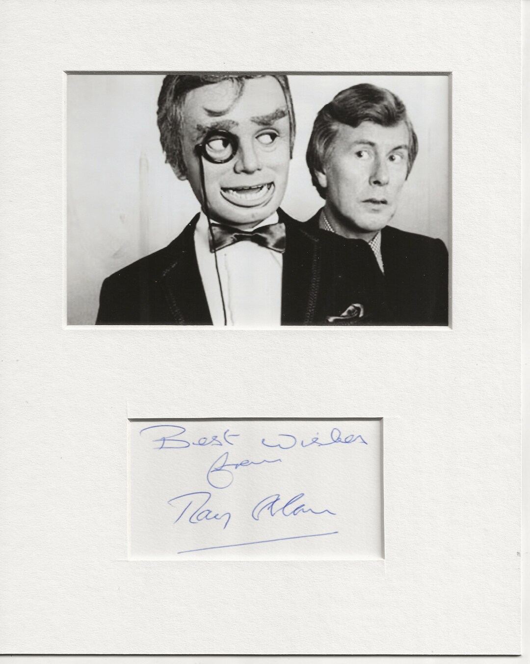 Ray Alan Ventriloquist Signed Genuine Authentic Autograph UACC RD COA ...