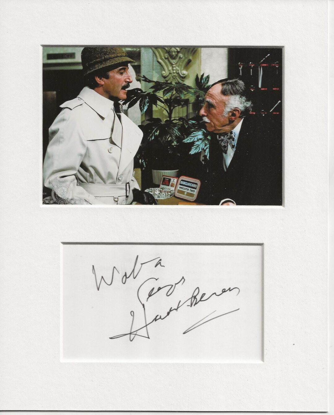 Harold Berens Pink Panther Signed Genuine Authentic Autograph UACC RD COA - Etsy