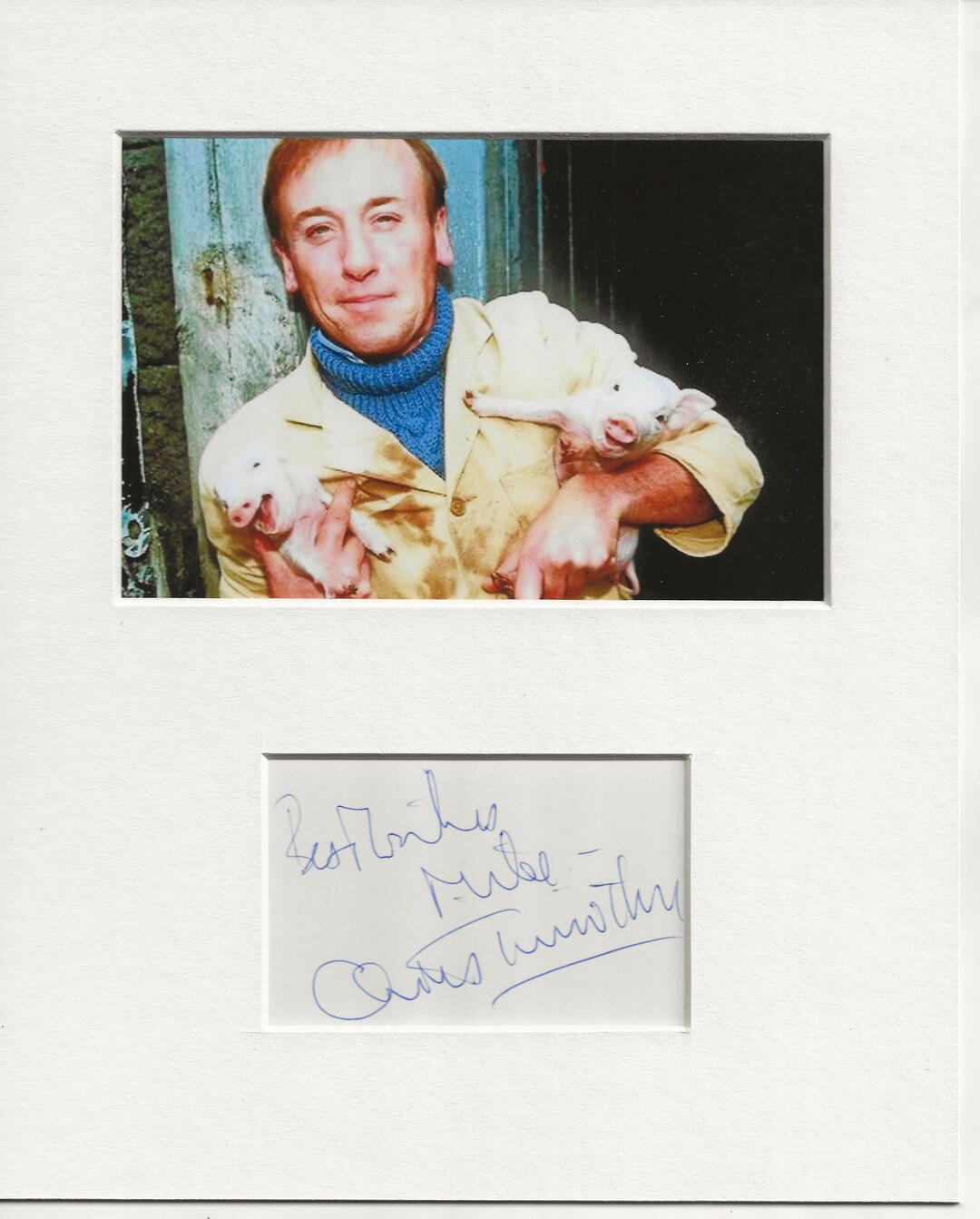 Christopher Timothy All Creatures Great Small and Signed Genuine AFTAL ...