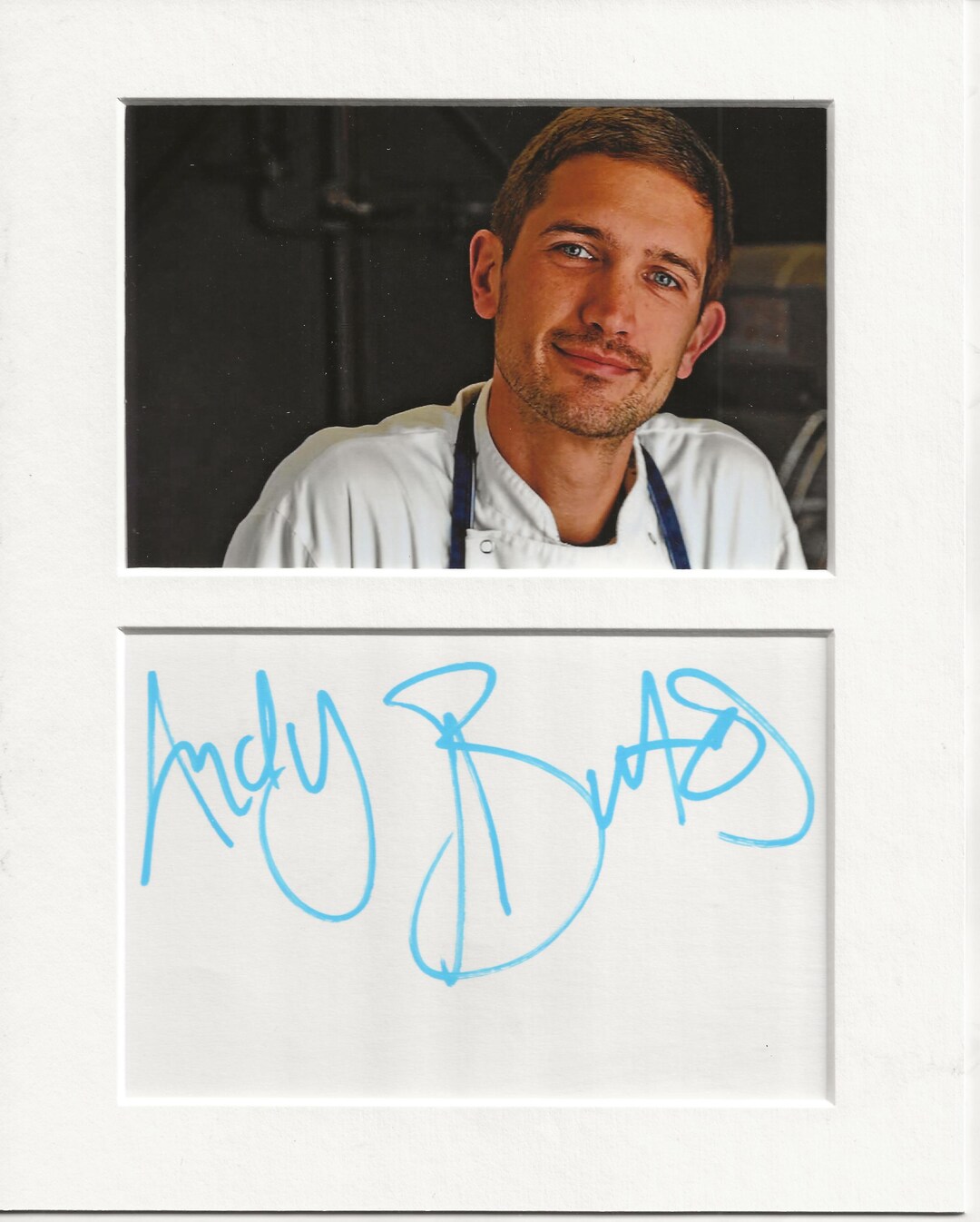 Andy Bates Chef Signed Genuine Authentic Autograph Signature UACC RD ...