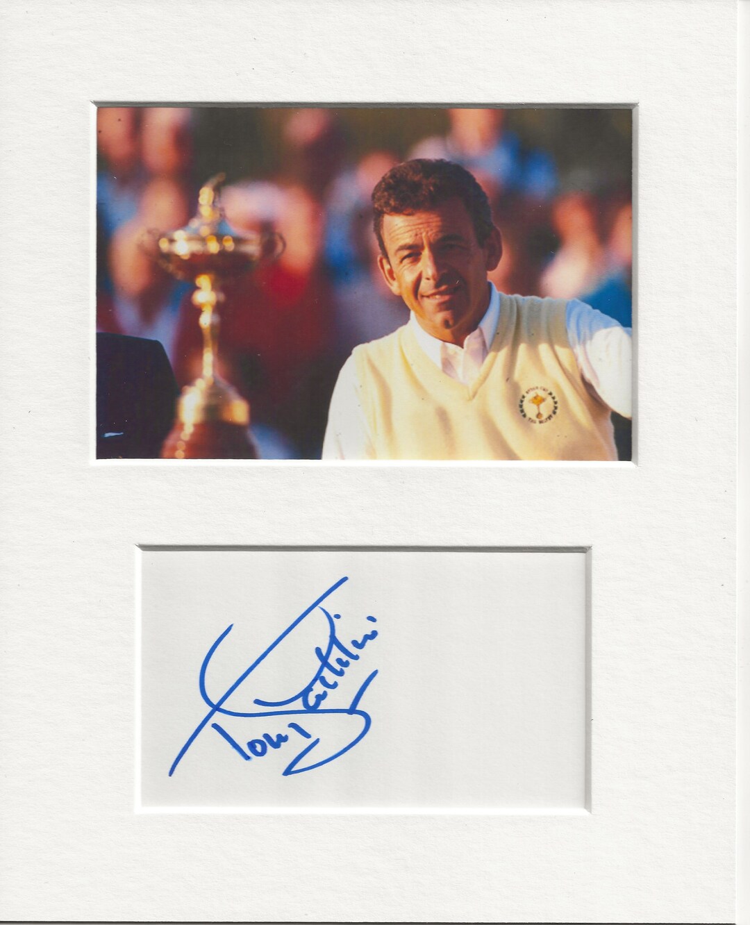 Tony Jacklin Golf Signed Genuine Authentic Autograph Signature and ...