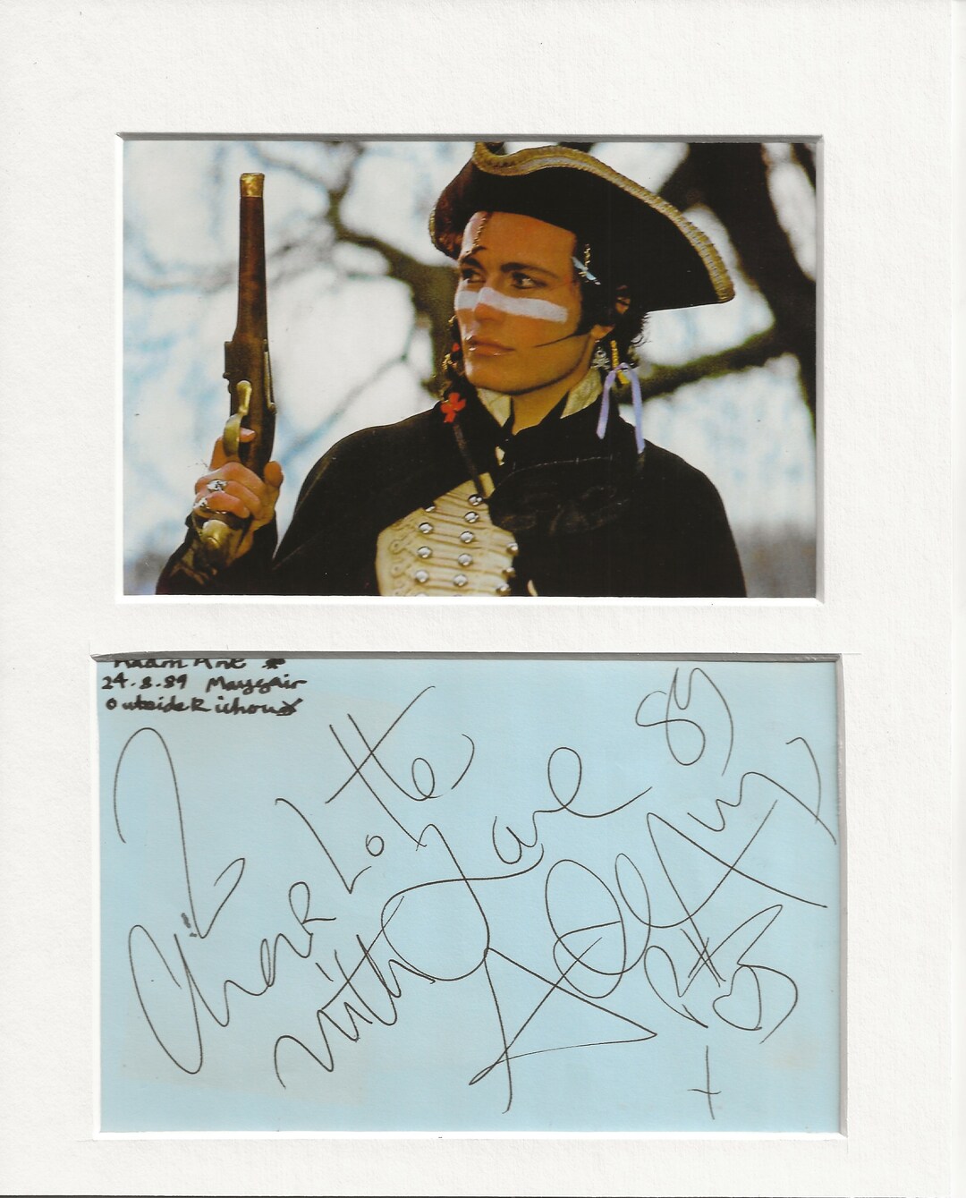 Adam Ant Adam and the Ants Signed Genuine Authentic Autograph - Etsy