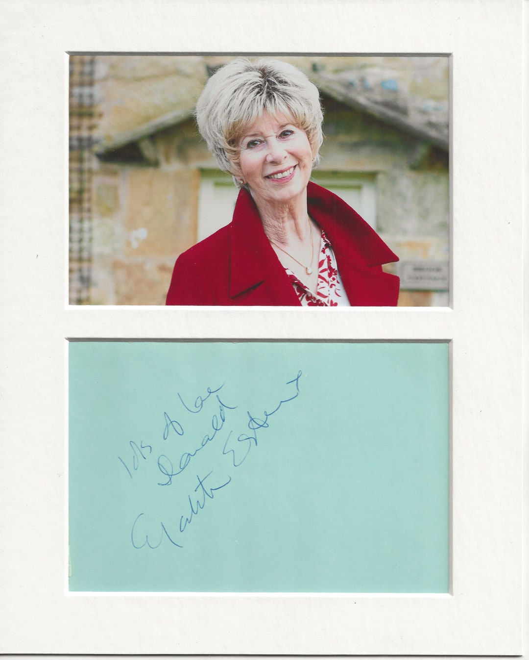 Elizabeth Estensen Emmerdale Signed Genuine Authentic Autograph UACC RD ...