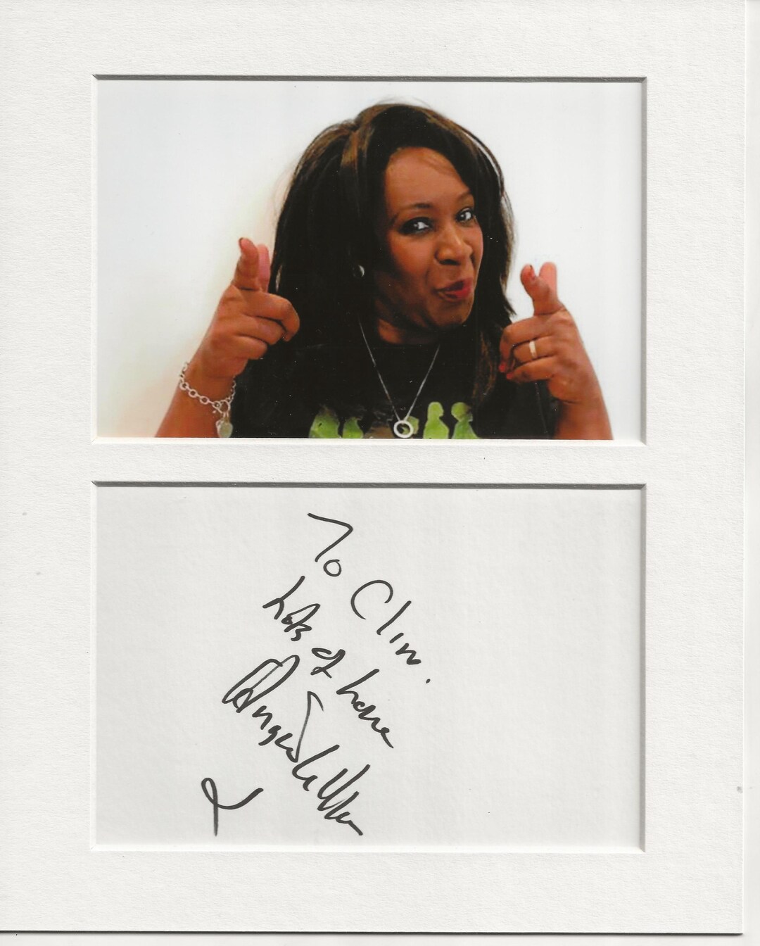 Angie Le Mar Comedy Signed Genuine Authentic Autograph Signature UACC ...
