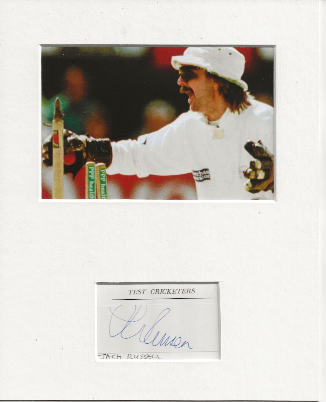 Jack Russell Cricket Signed Genuine Authentic Autograph Signature UACC ...