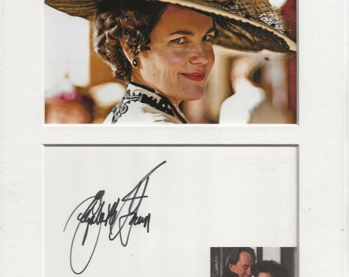 Elizabeth Mcgovern Downton Abbey Signed Genuine Autograph UACC RD COA ...