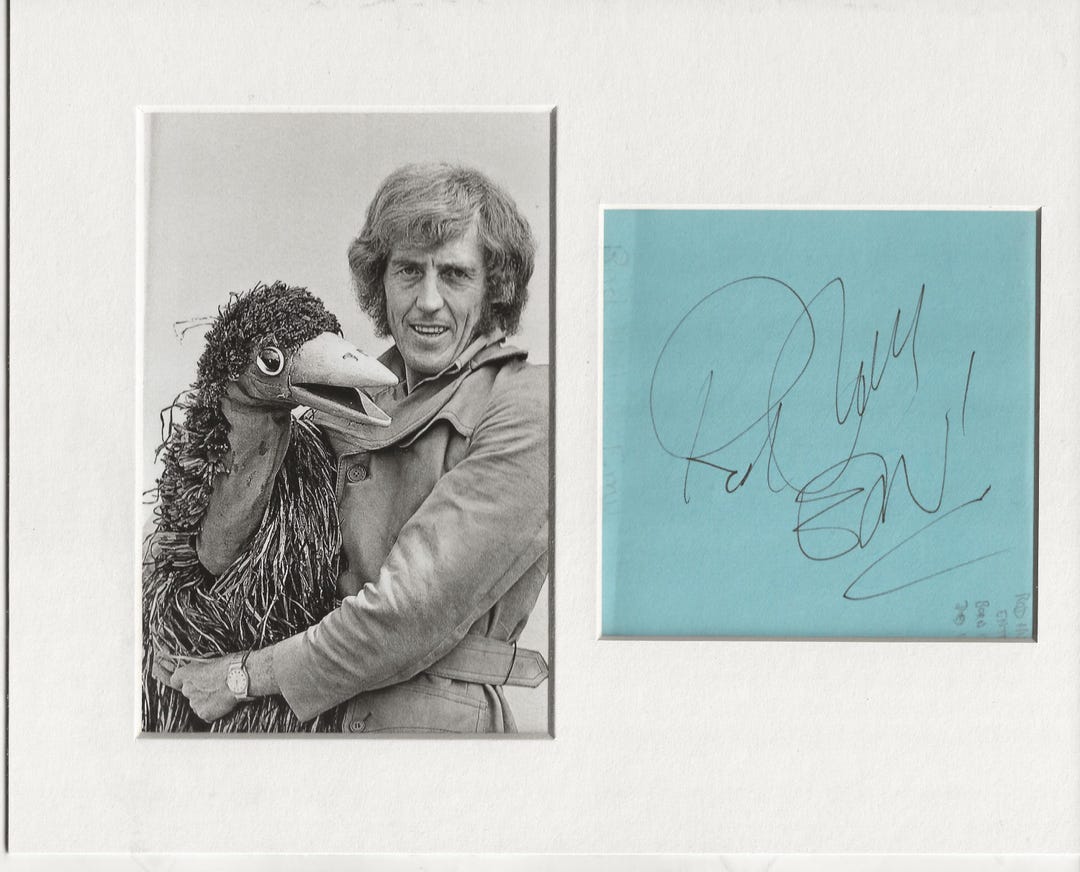 Rod Hull Emu Signed Genuine Authentic Autograph Signature UACC RD COA ...
