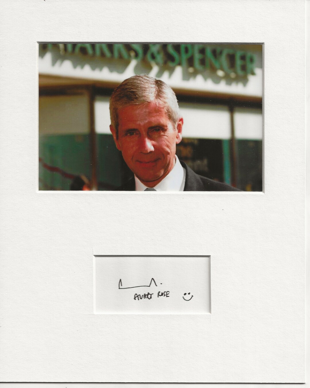 Stuart Rose Marks and Spencer Signed Genuine Authentic Autograph ...