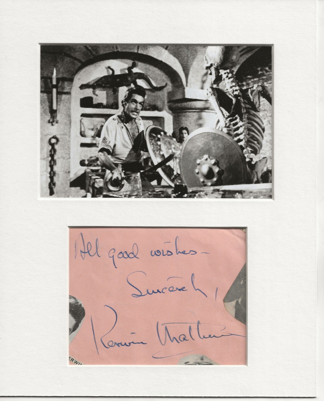 Kerwin Mathews the 7th Voyage of Sinbad Signed Genuine Authentic Autograph UACC RD COA - Etsy