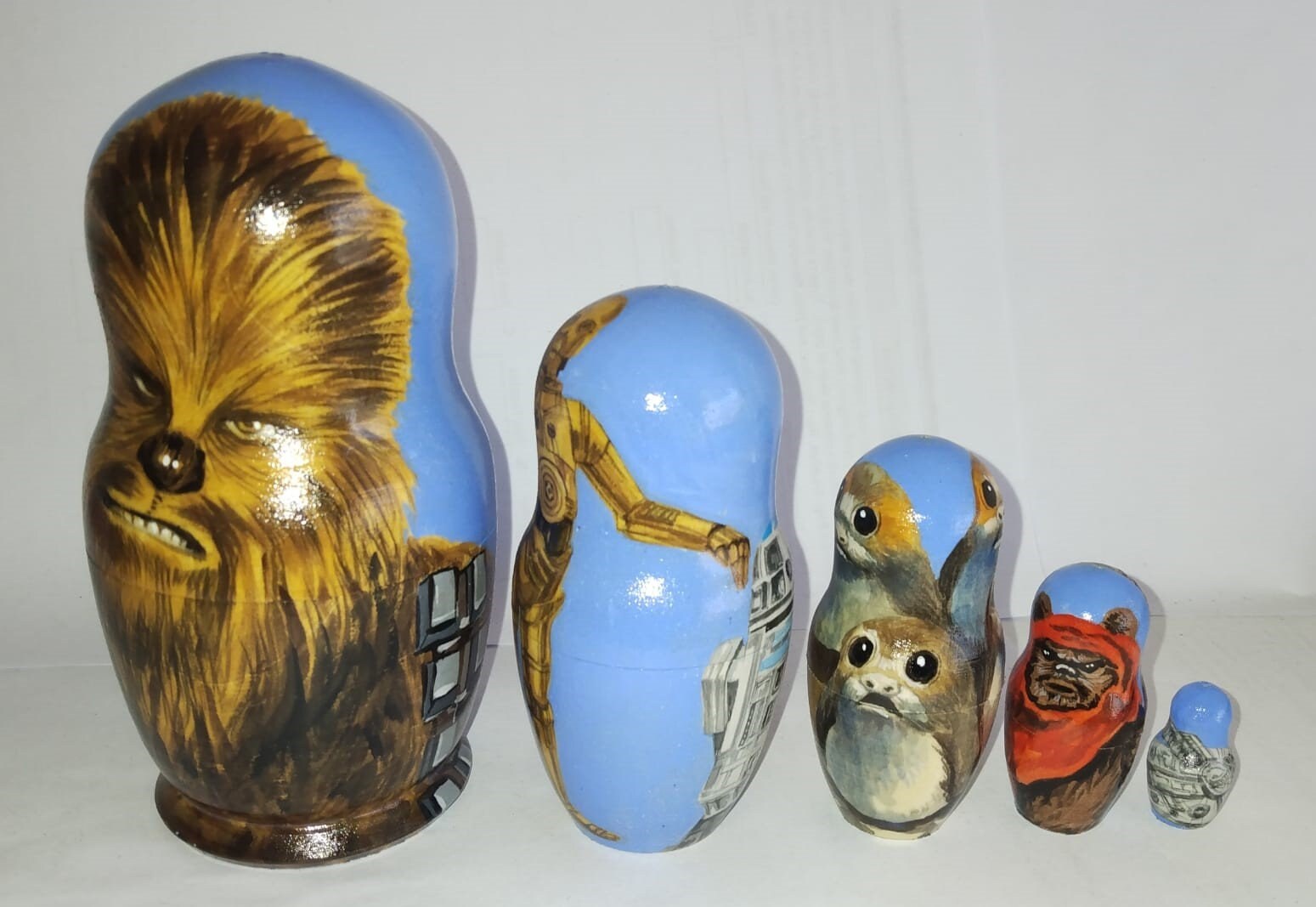 Space Wars: Chewbacca Nesting Doll - Etsy