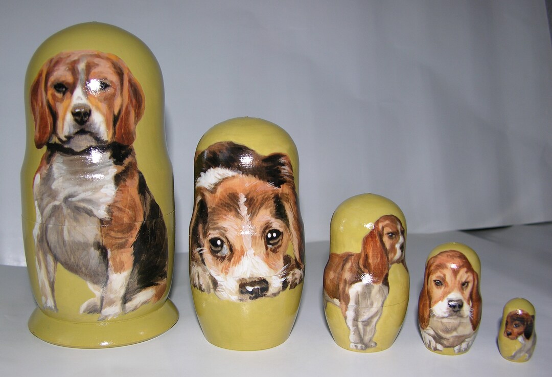 Beagles Nesting Doll - Etsy