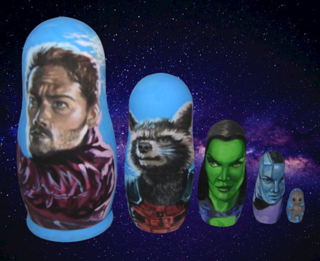 Guardians of the Galaxy Nesting Doll - Etsy
