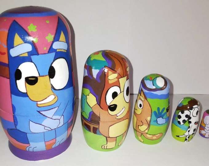 Bluey Nesting Doll - Etsy