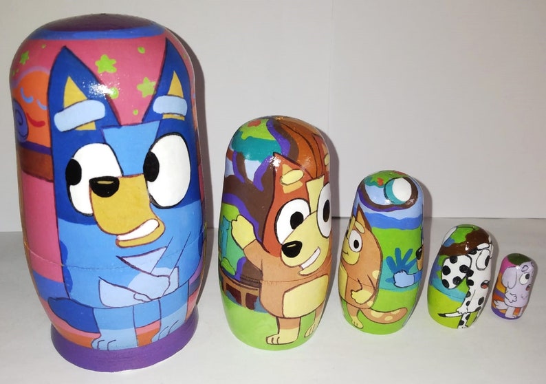 Bluey Nesting Doll - Etsy