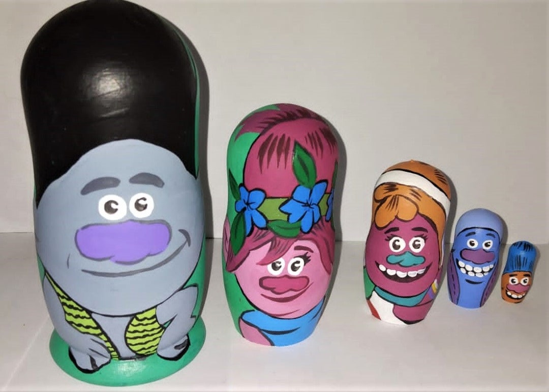 Trolls Nesting Doll - Etsy