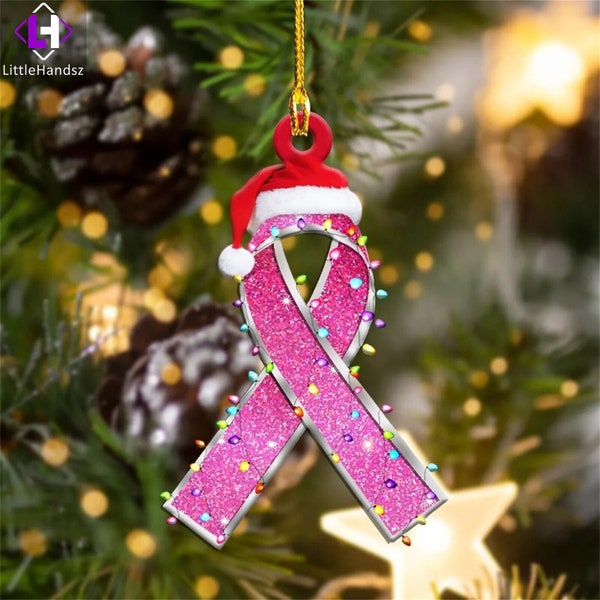 Breast Cancer Ornament - Etsy
