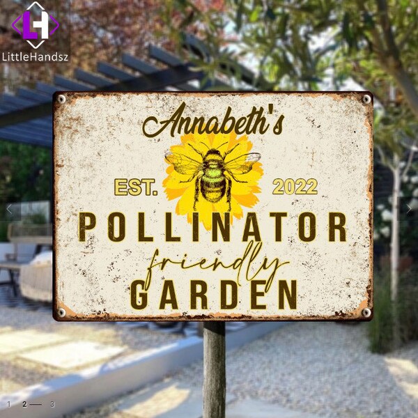 Pollinator Sign - Etsy