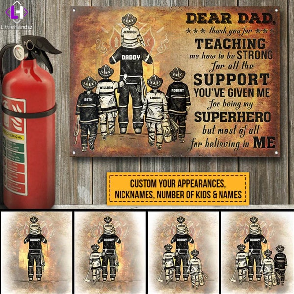 Firefighter Dad - Etsy