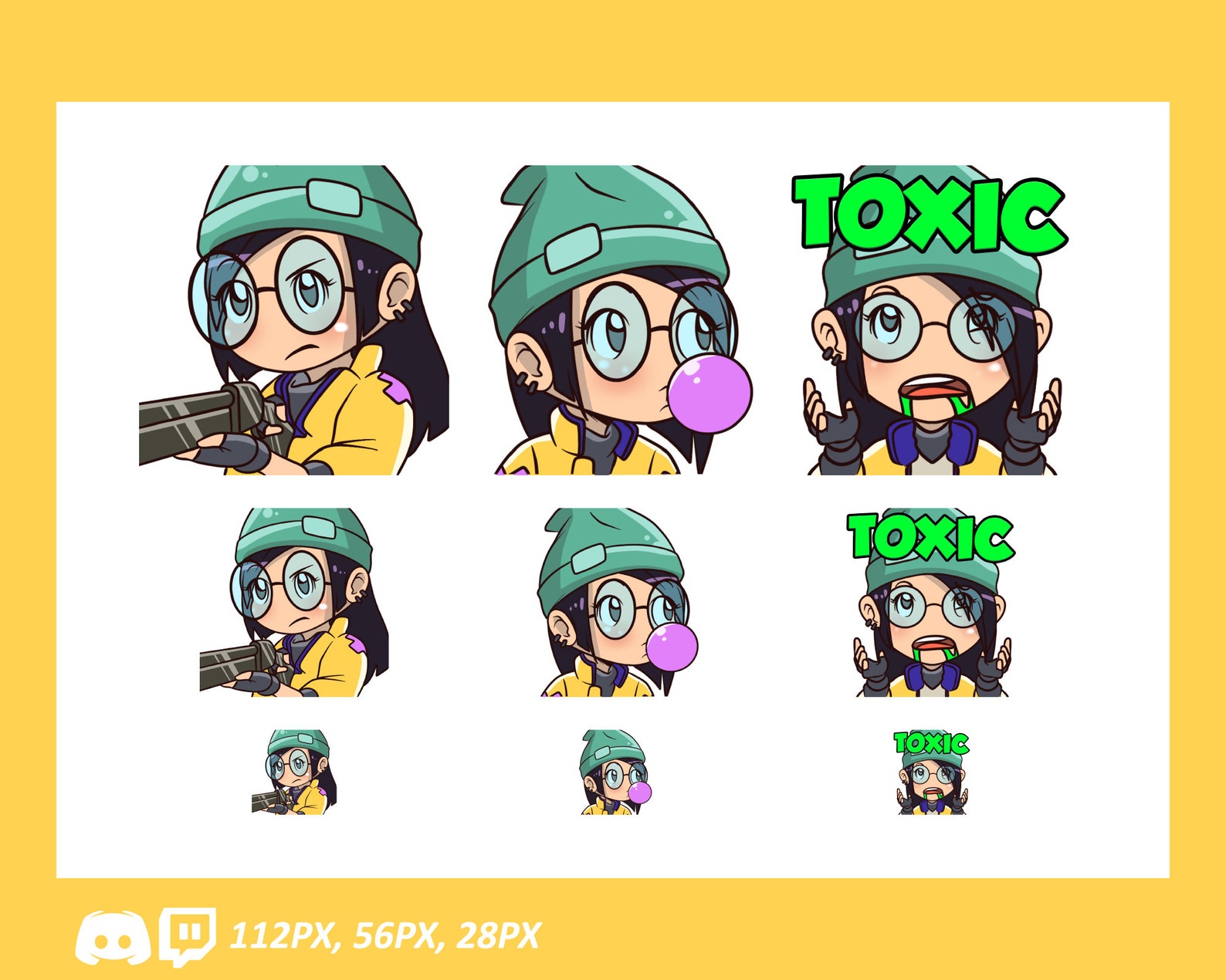 Killjoy Valorant Emotes, Killjoy Emotes, Valorant Emotes, Twitch Emotes ...