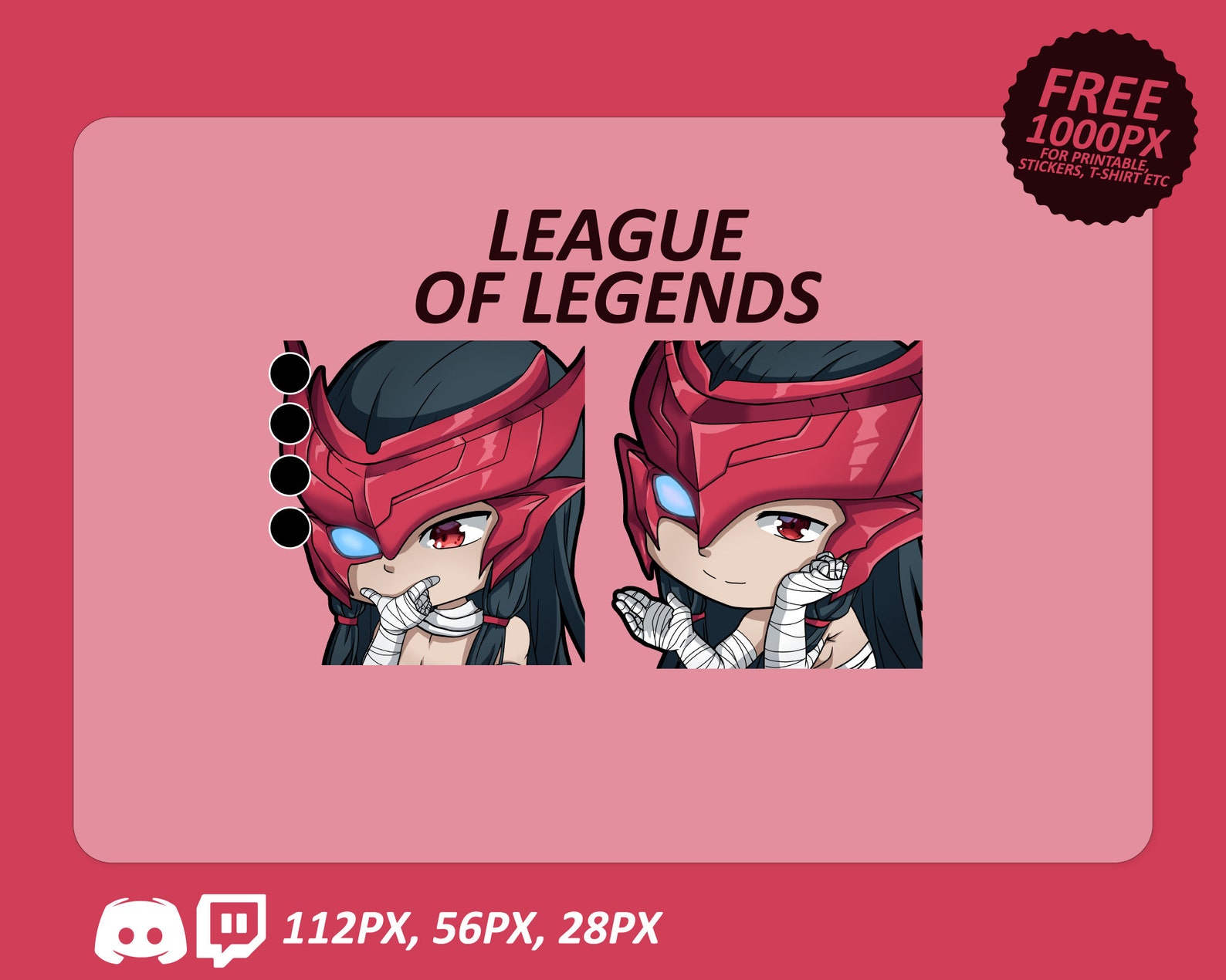 Yone LOL Emotes, Yone Emotes, League of Legends Emotes, Twitch Emotes ...