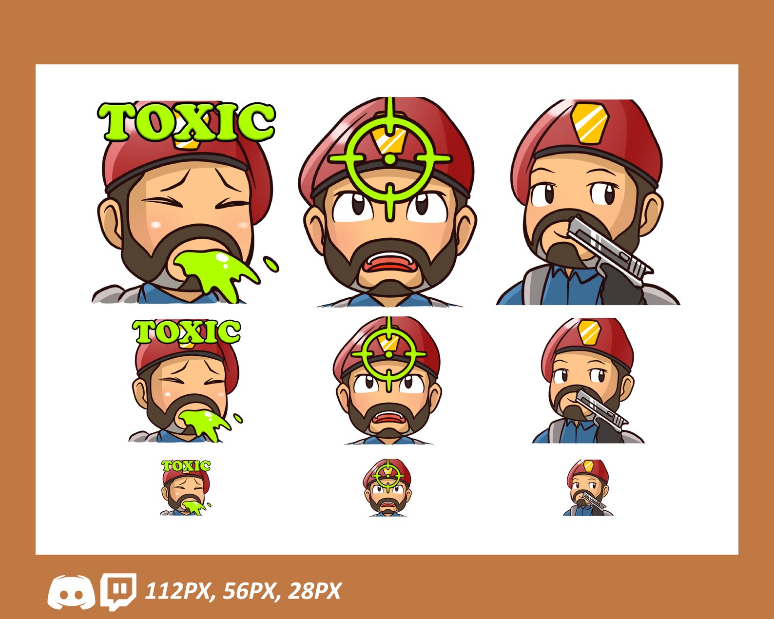 Brimstone Valorant Emotes, Brimstone Emotes, Valorant Emotes, Twitch ...