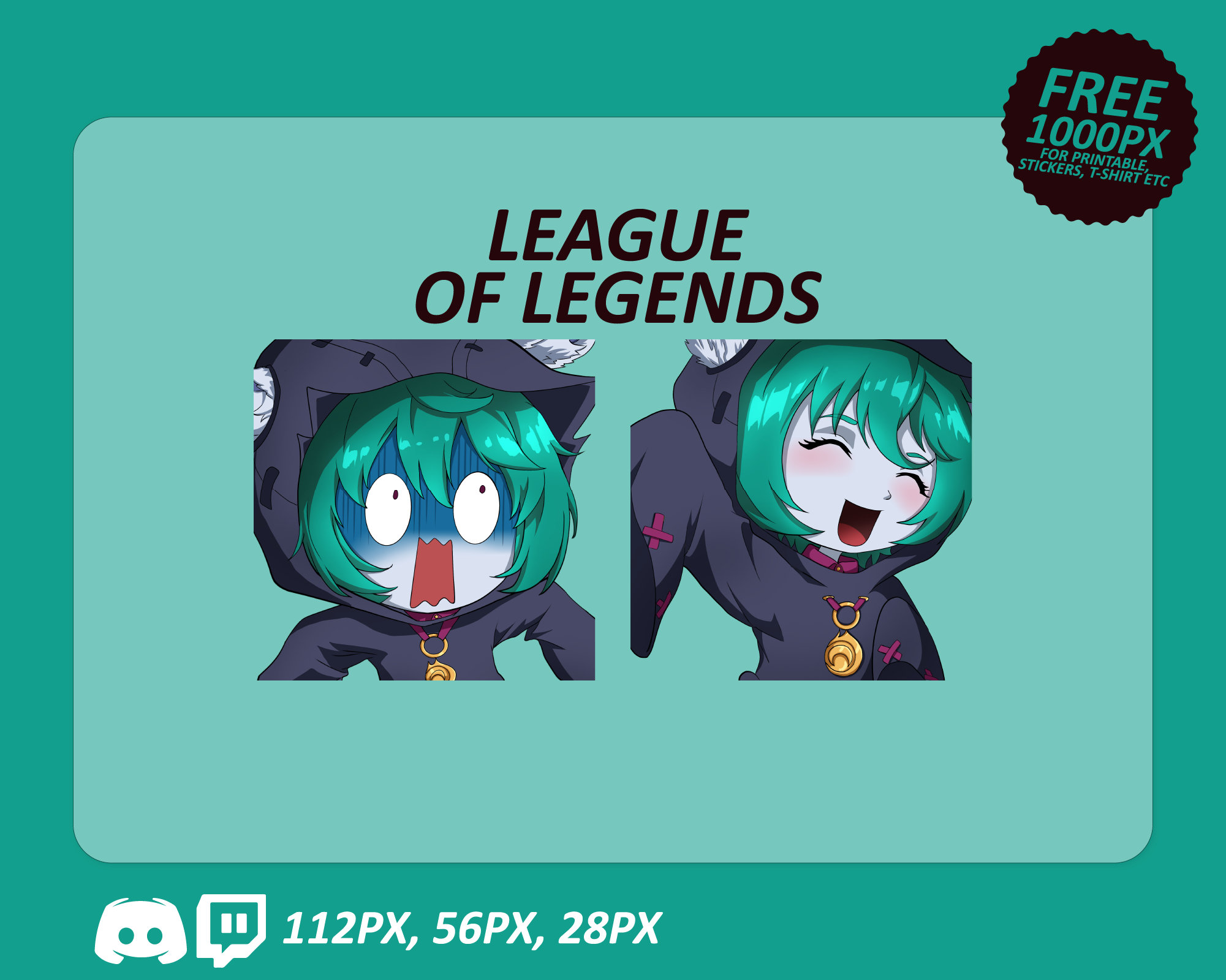 Vex LOL Emotes, Vex Emotes, League of Legends Emotes, Twitch Emotes ...