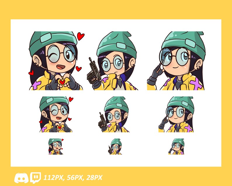 Killjoy Valorant Emotes, Killjoy Emotes, Valorant Emotes, Twitch Emotes ...