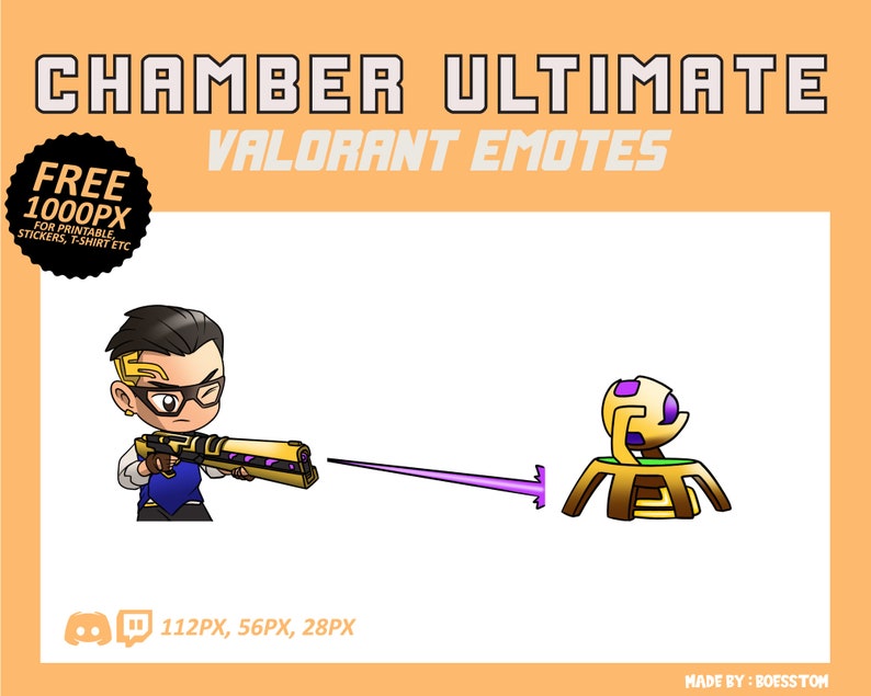 Chamber Ultimate Valorant Emotes, Chamber Emotes, Valorant Emotes ...