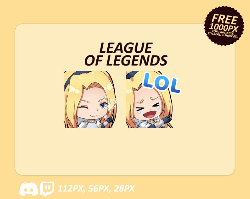 Lux LOL Emotes, Lux Emotes, League of Legends Emotes, Twitch Emotes ...
