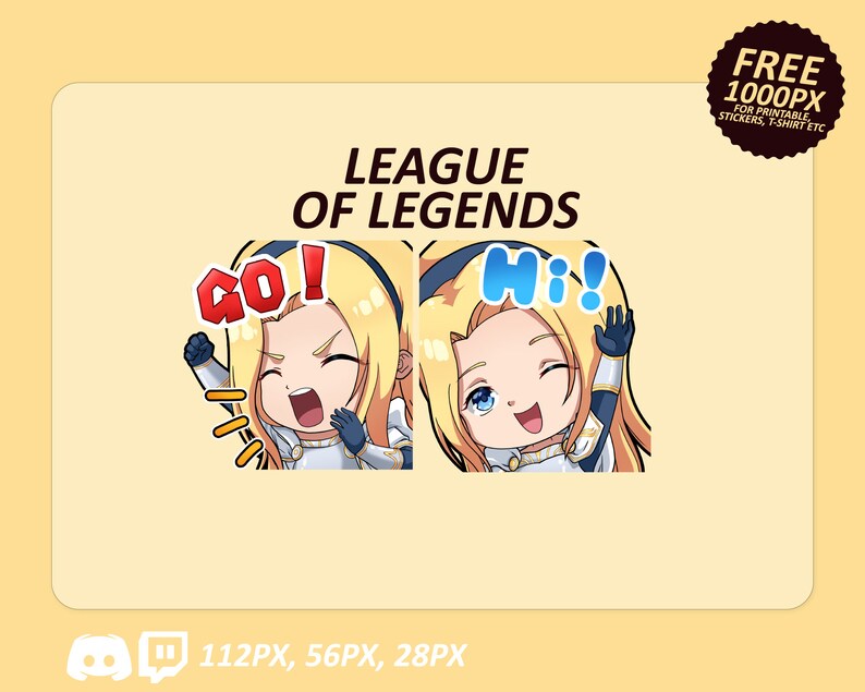Lux LOL Emotes, Lux Emotes, League of Legends Emotes, Twitch Emotes ...