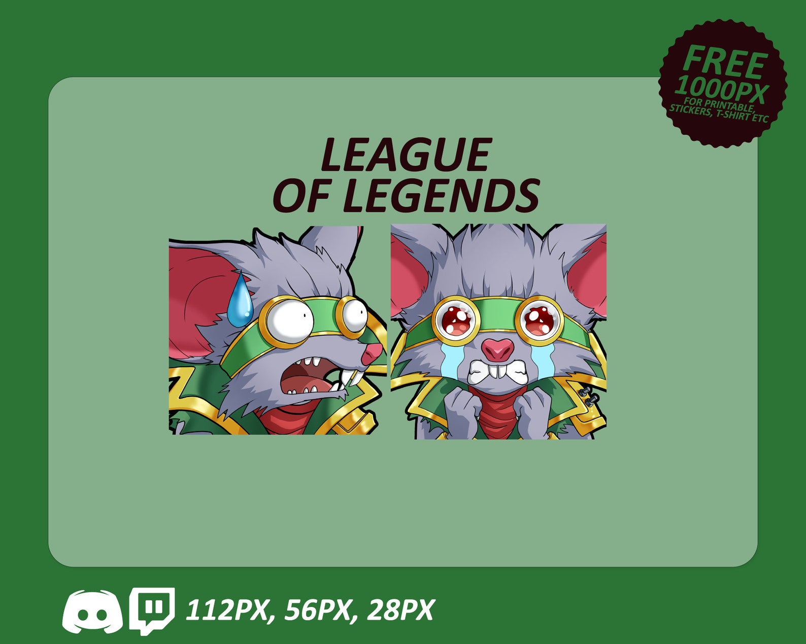 Twitch LOL Emotes, League of Legends Emotes, Twitch Emotes, Discord ...