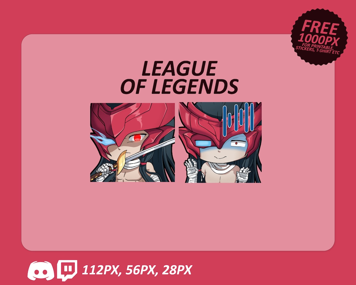 Yone LOL Emotes, Yone Emotes, League of Legends Emotes, Twitch Emotes ...