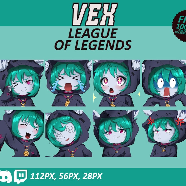 Vex Lol Twitch Emotes - Etsy