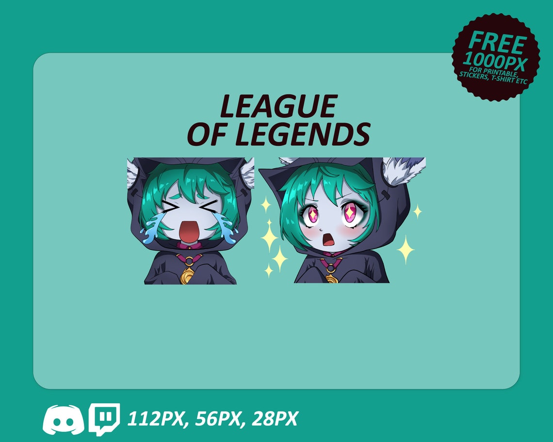 Vex LOL Emotes, Vex Emotes, League of Legends Emotes, Twitch Emotes ...