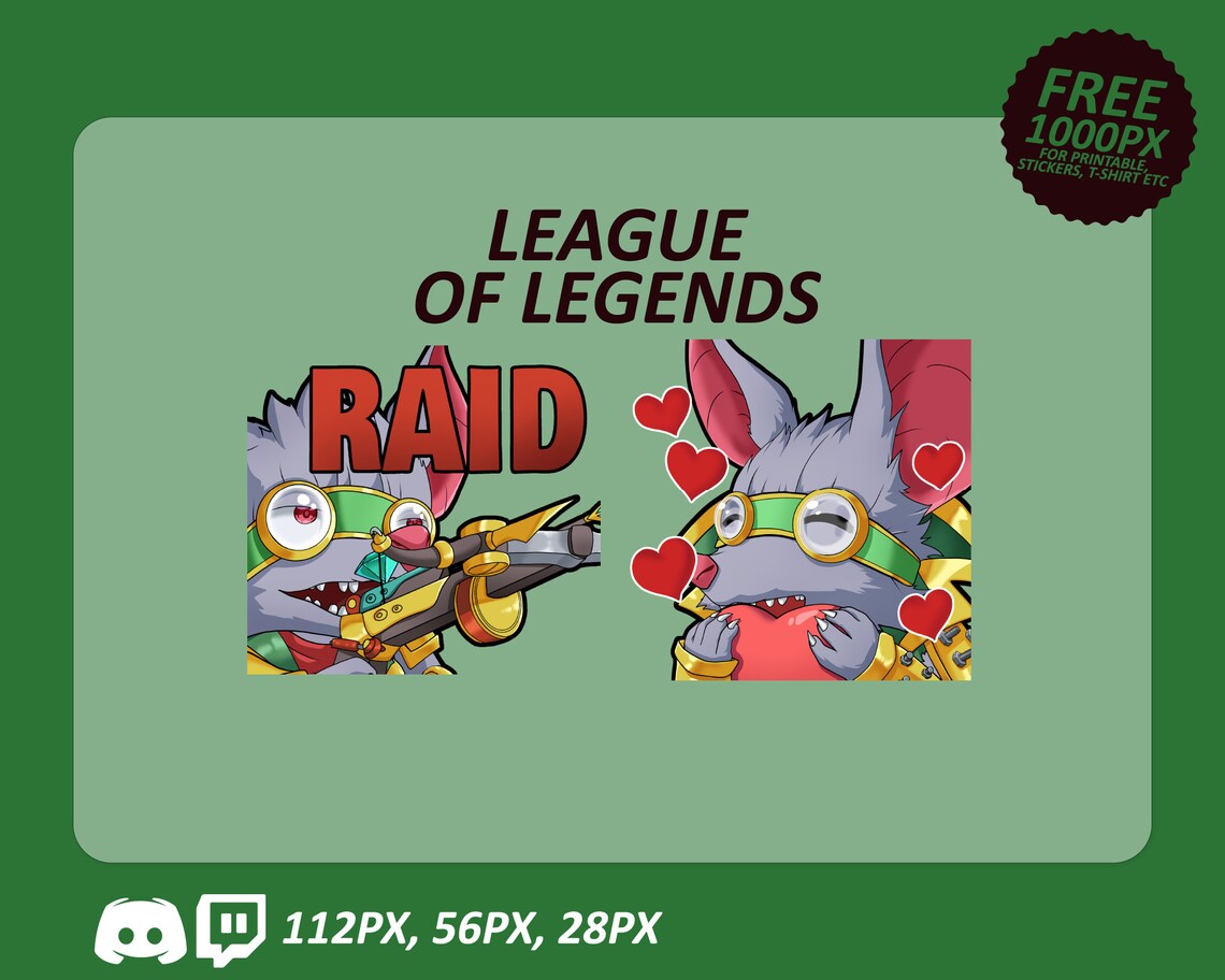 Twitch LOL Emotes, League of Legends Emotes, Twitch Emotes, Discord ...