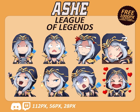 Ashe League Of Legends Chibi