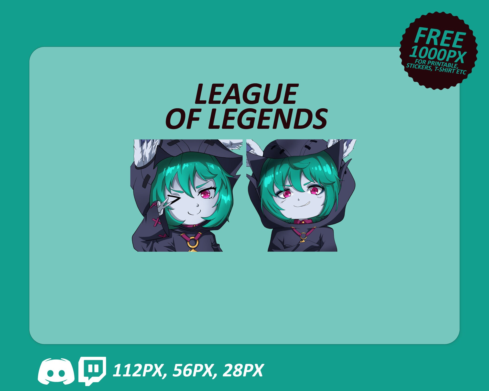 Vex LOL Emotes, Vex Emotes, League of Legends Emotes, Twitch Emotes ...