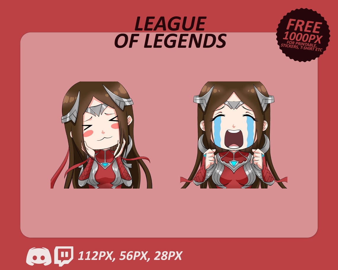 Irelia LOL Emotes, Irelia Emotes, League of Legends Emotes, Twitch ...