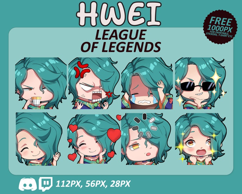 Hwei LOL Emotes, Hwei Emotes, League of Legends Emotes, Twitch Emotes ...