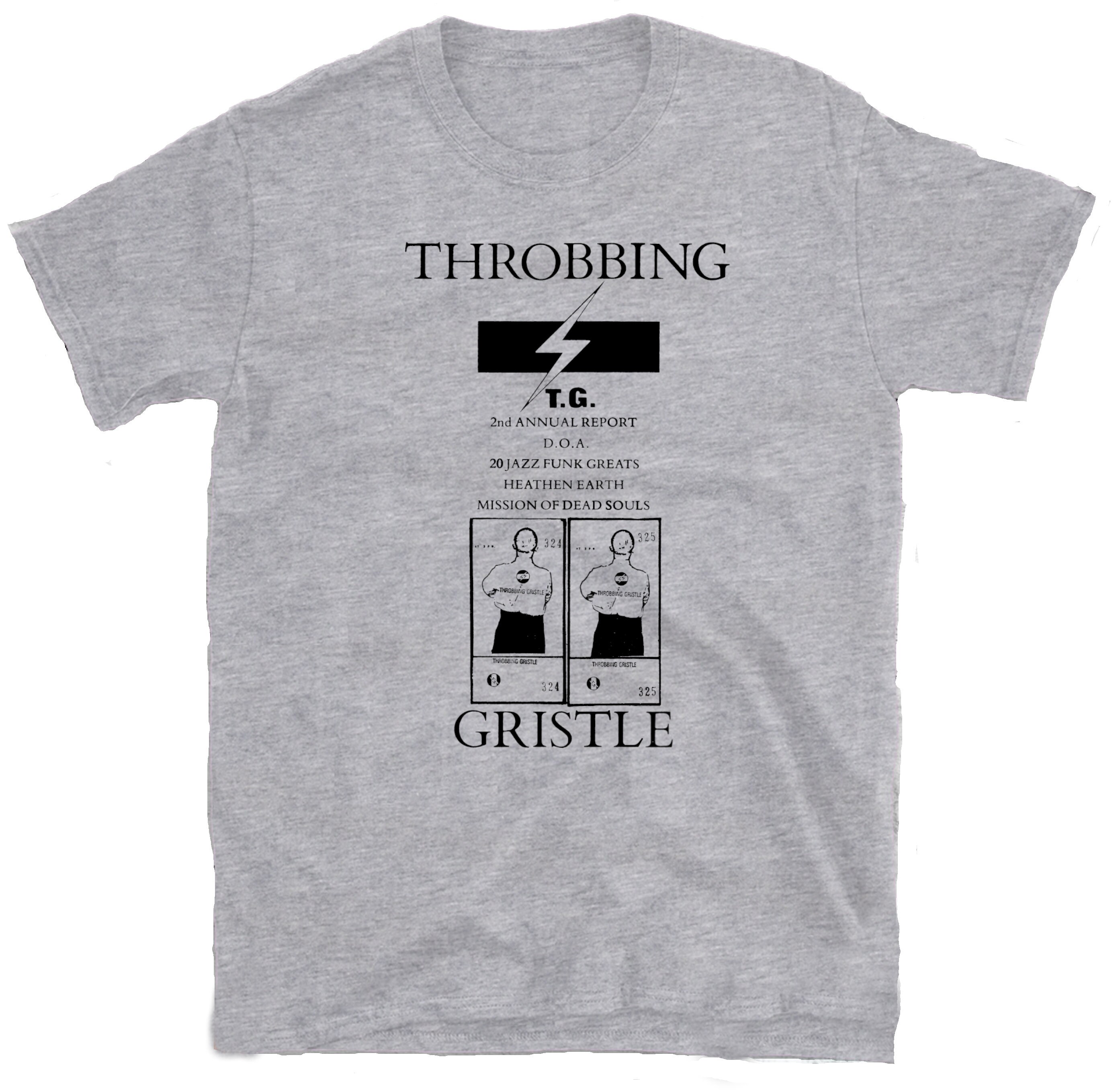 THROBBING GRISTLE 'lps' T-shirt/long Sleeve, 2nd Annual Report Doa 20 Jazz Funk Greats Psychic ...