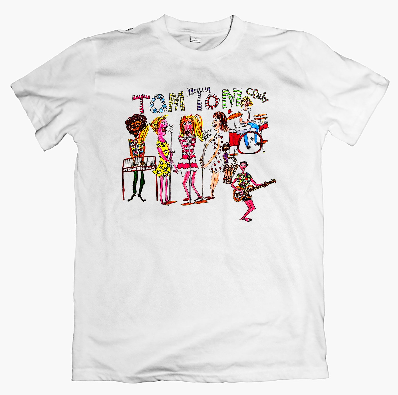 TOM TOM CLUB T-shirt, 80s Alternative Pop Tee New Wave Band Shirt ...