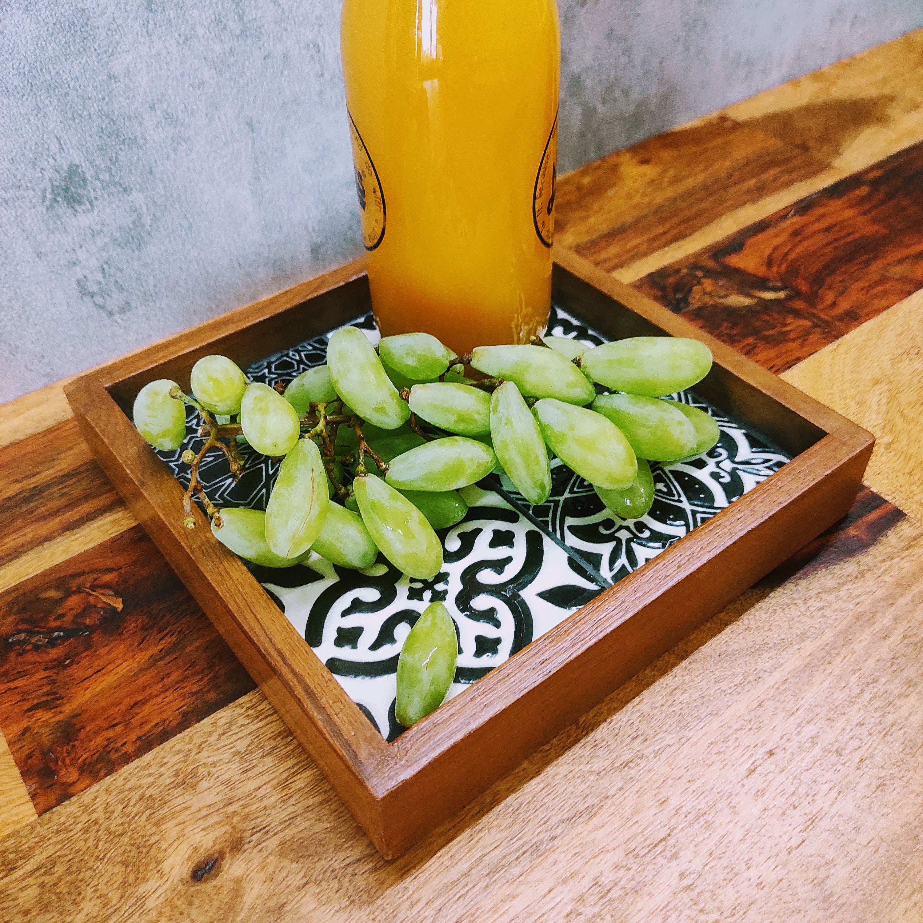 Antique Tile Tray Desk Organizer Small Size7 X7 - Etsy