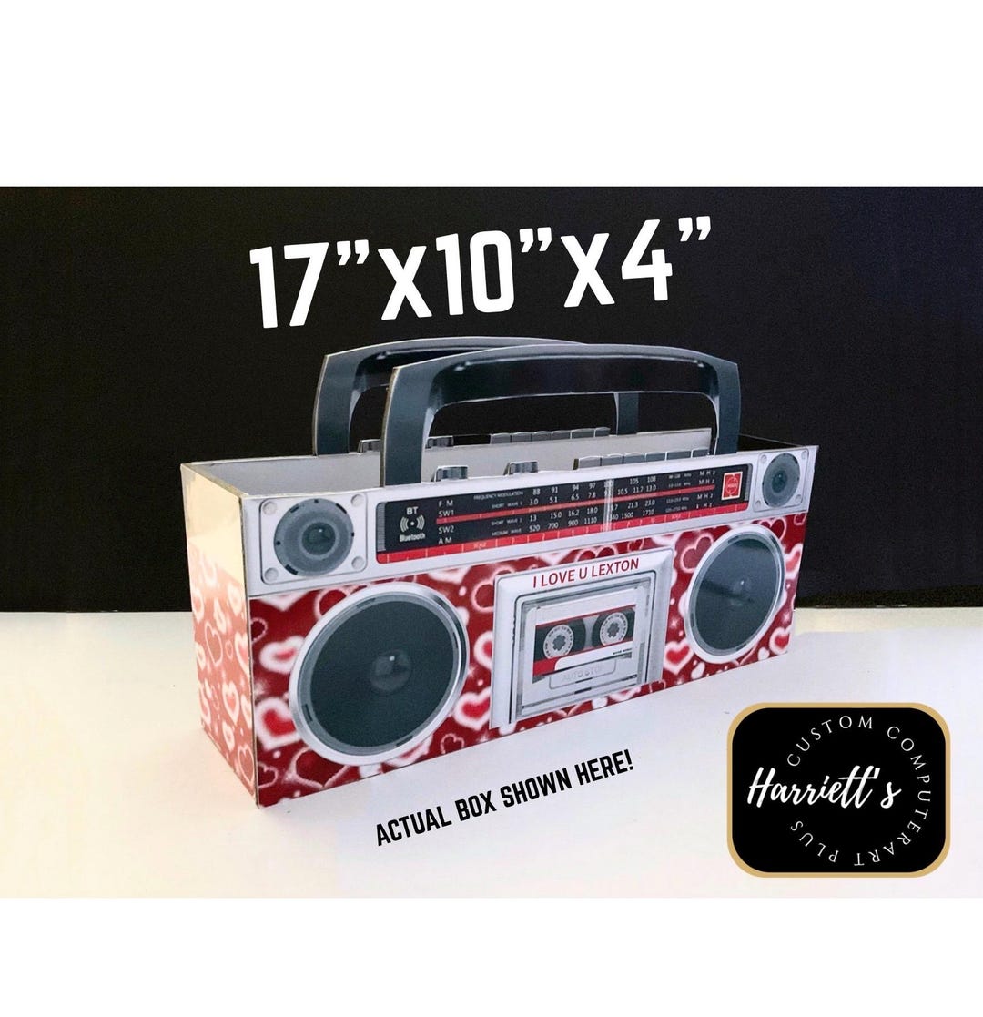 Jumbo Valentine’s Gift/boombox Templates - *(fully Editable Templates ...