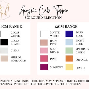 Personalised ACRYLIC Birthday Cake Topper | Customised Birthday Cake ...