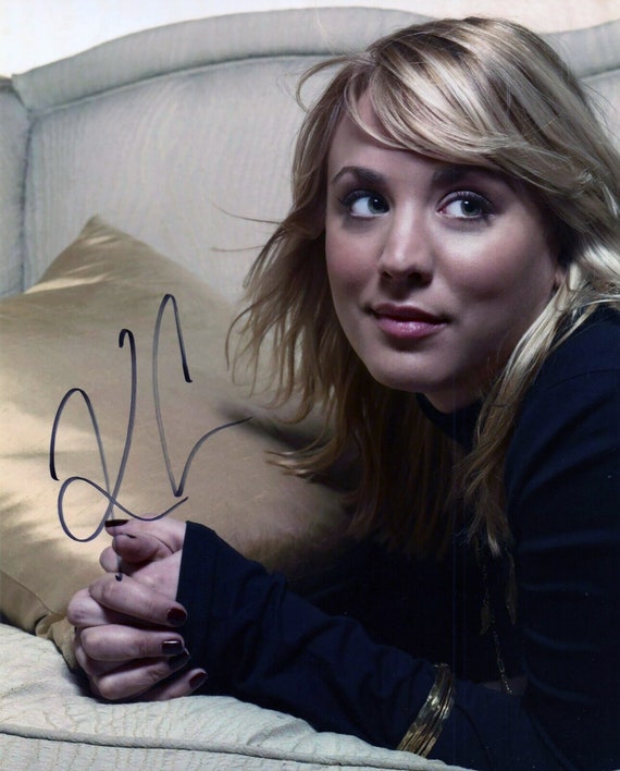 Kaley Cuoco Auto Autograph Signed 8x10 Photo Reprint Free - Etsy