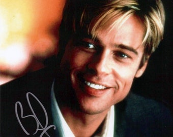 Brad Pitt Signed - Etsy